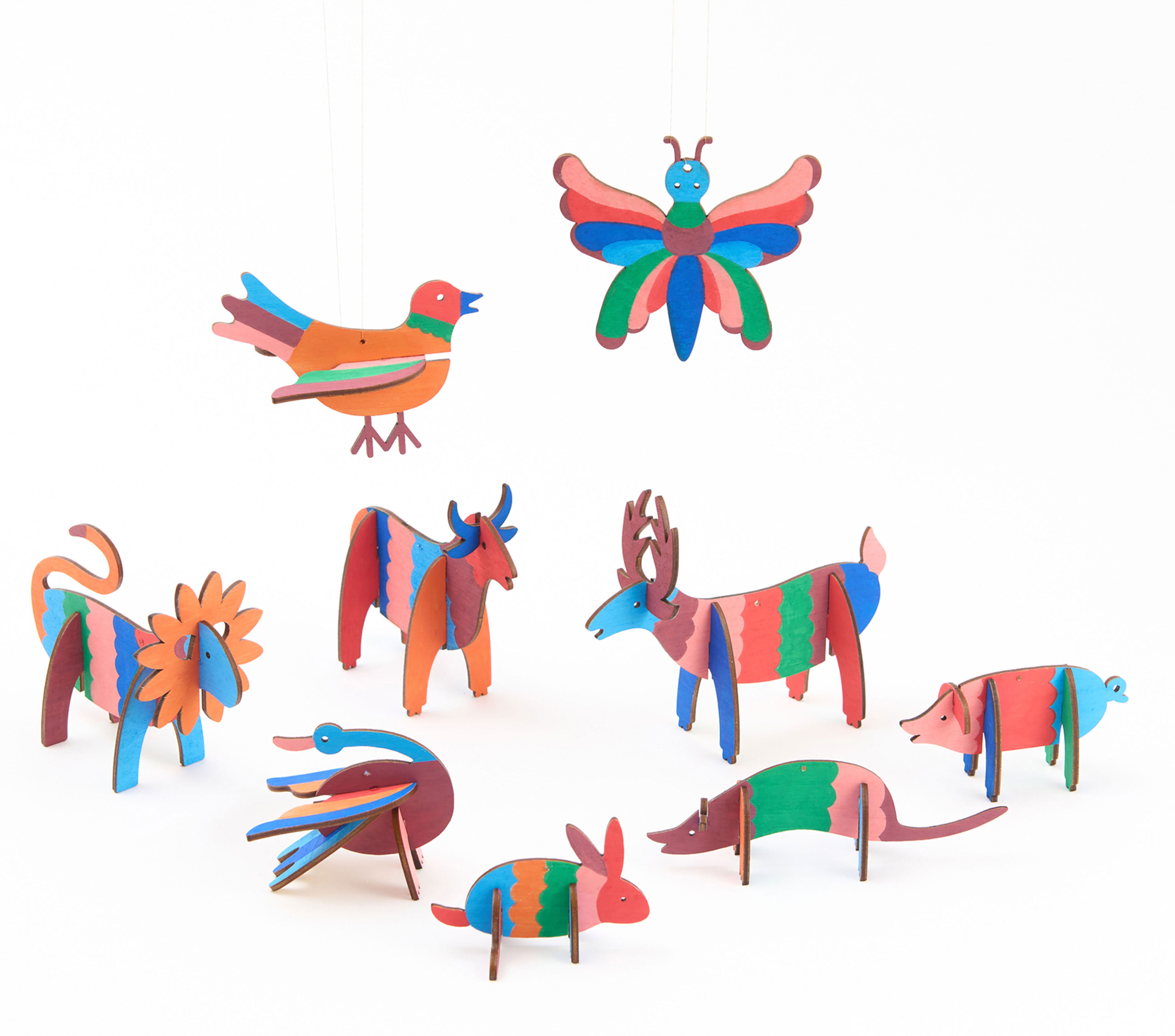 Fanciful Folk Art Animal Creativity Kit – Metio Studio